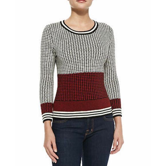 Diane Von Furstenberg | Sweaters | Diane Von Furstenberg Dvf Red Black ...